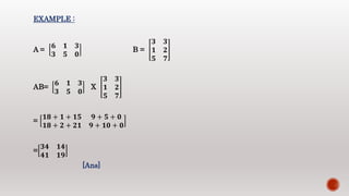 Matrix Multiplication (University presentation slide) | PPTX