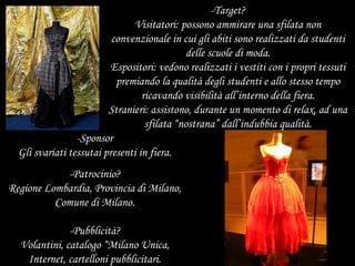 sfilata nel regno dei tessuti | PPT