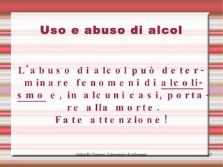 abuso di alcol | ODP