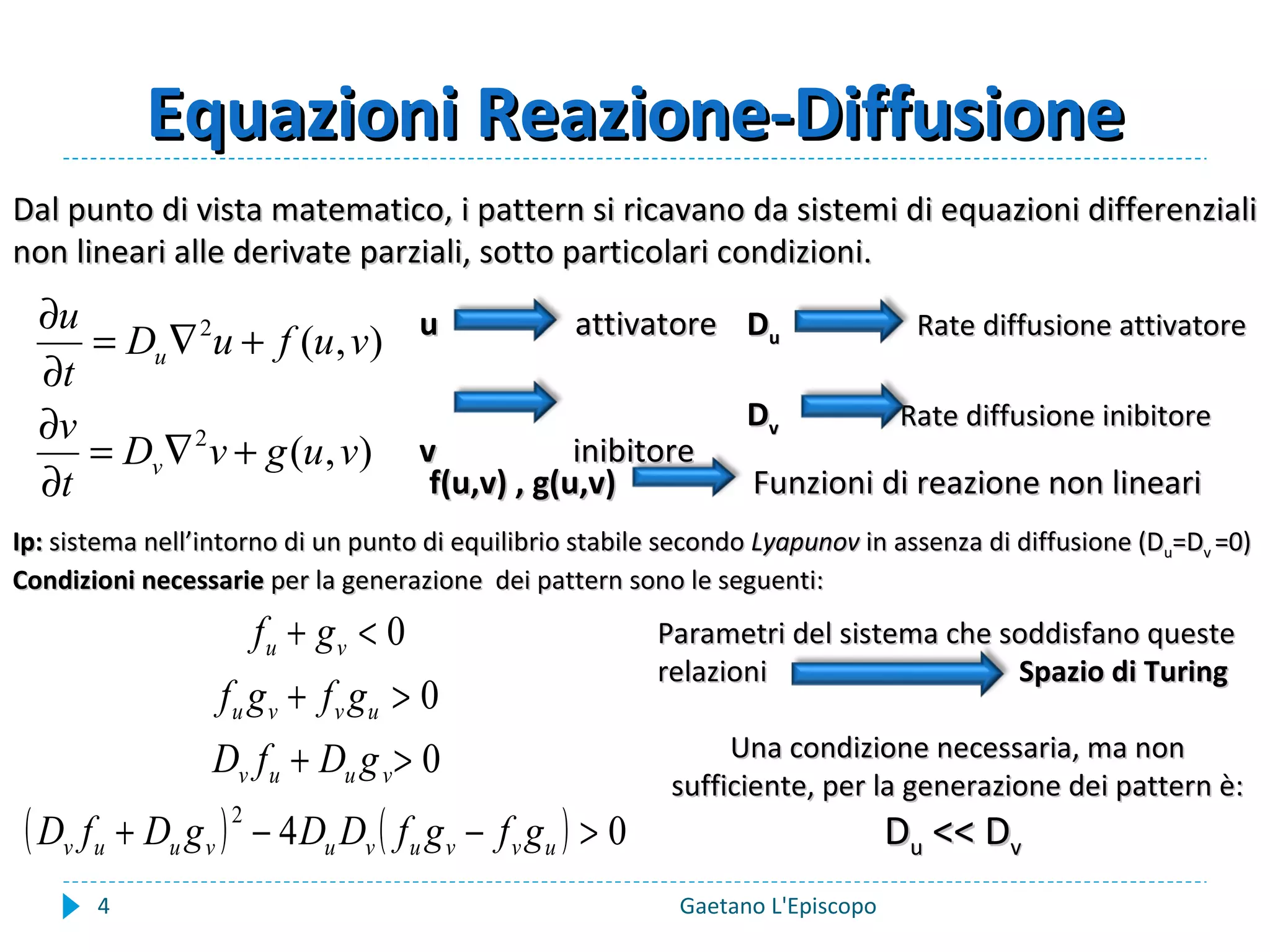Pattern di Turing | PPT | Physics | Science