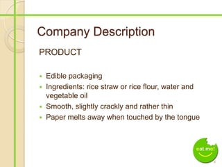 Edible packaging | PDF