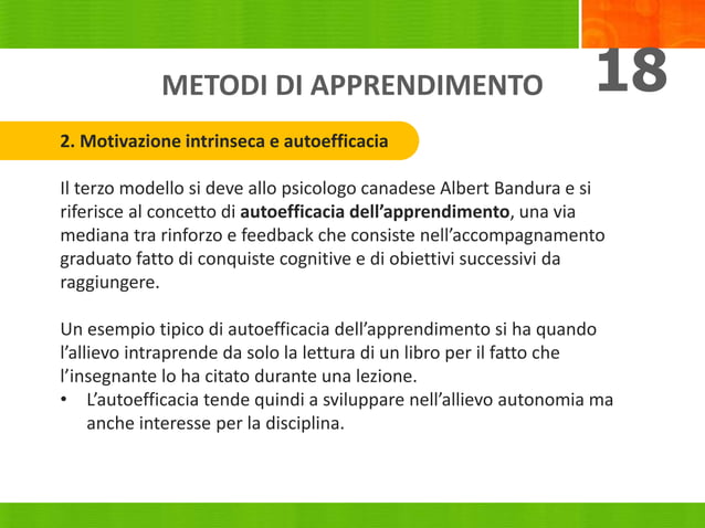 Lezione 1 - Modelli di apprendimento e metodologia didattica | PPTX | Educational Assessment ...