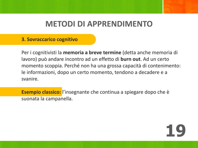 Lezione 1 - Modelli di apprendimento e metodologia didattica | PPTX | Educational Assessment ...