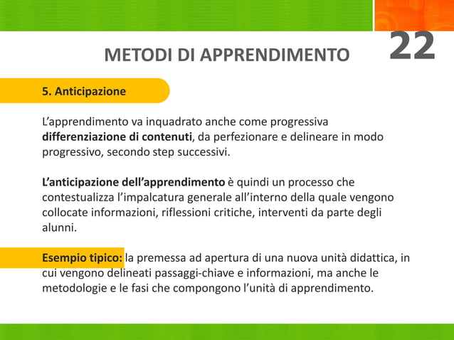 Lezione 1 - Modelli di apprendimento e metodologia didattica | PPTX ...
