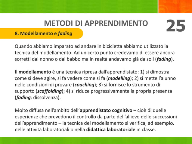 Lezione 1 - Modelli di apprendimento e metodologia didattica | PPTX | Educational Assessment ...