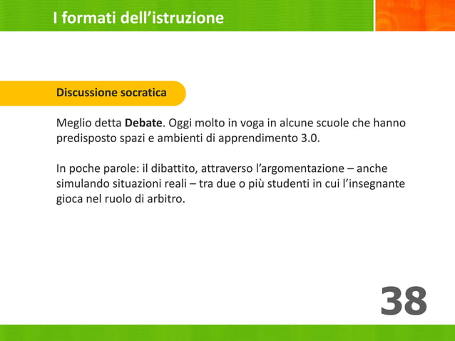 Lezione 1 - Modelli di apprendimento e metodologia didattica | PPTX | Educational Assessment ...