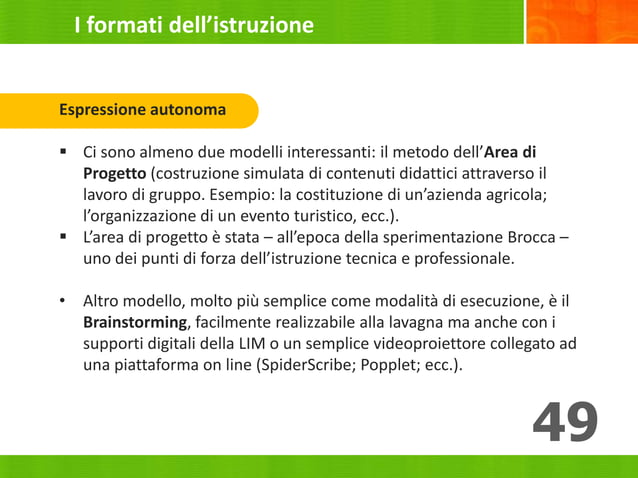 Lezione 1 - Modelli di apprendimento e metodologia didattica | PPTX | Educational Assessment ...