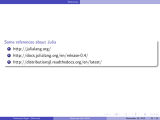 Have you met Julia? | PPT