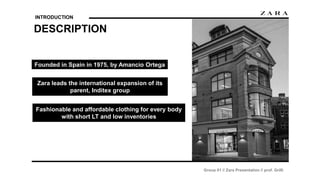 presentation zara case of harvard 2003 | PPTX