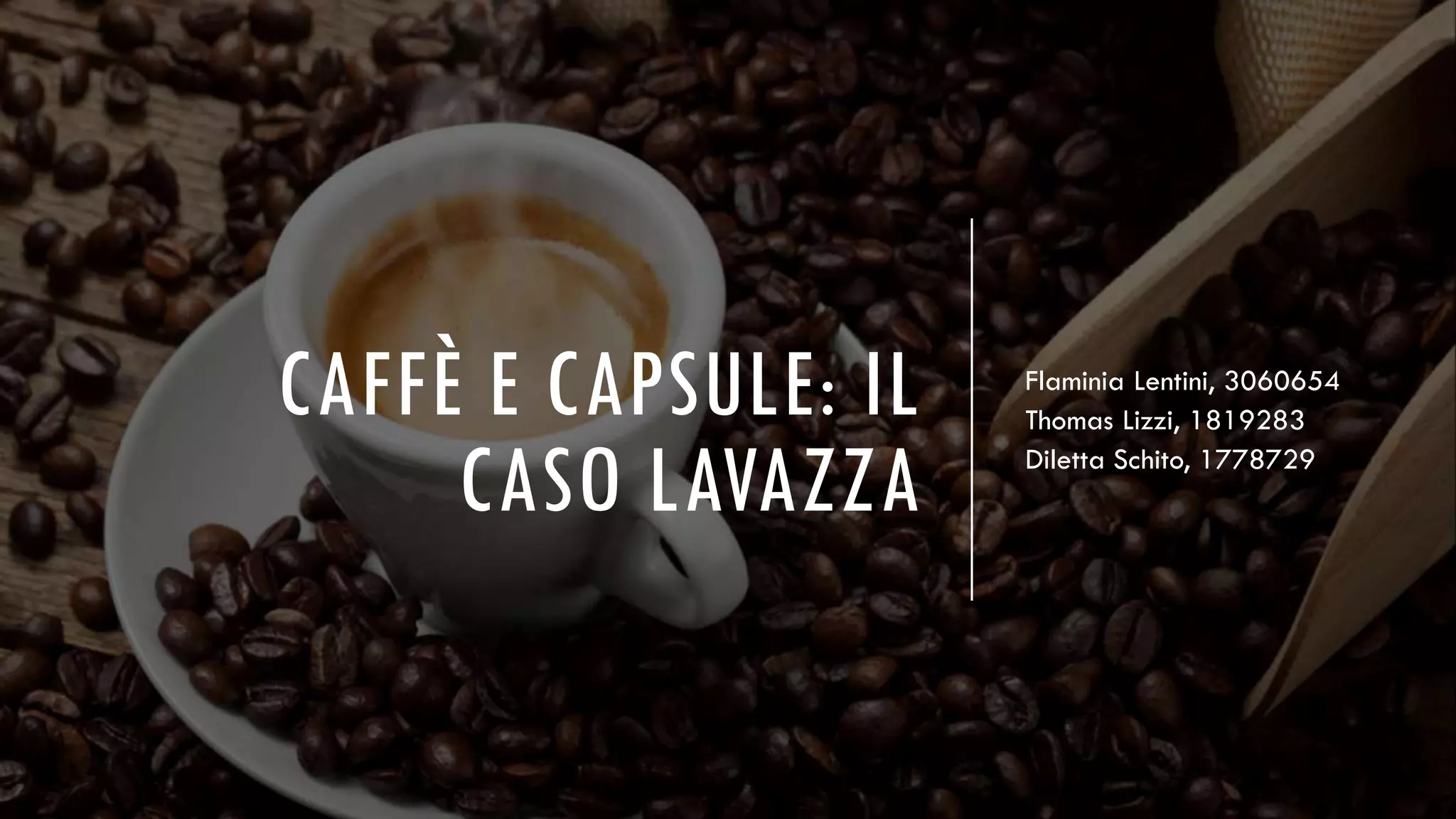 Caffè e capsule: Il caso Lavazza | PDF
