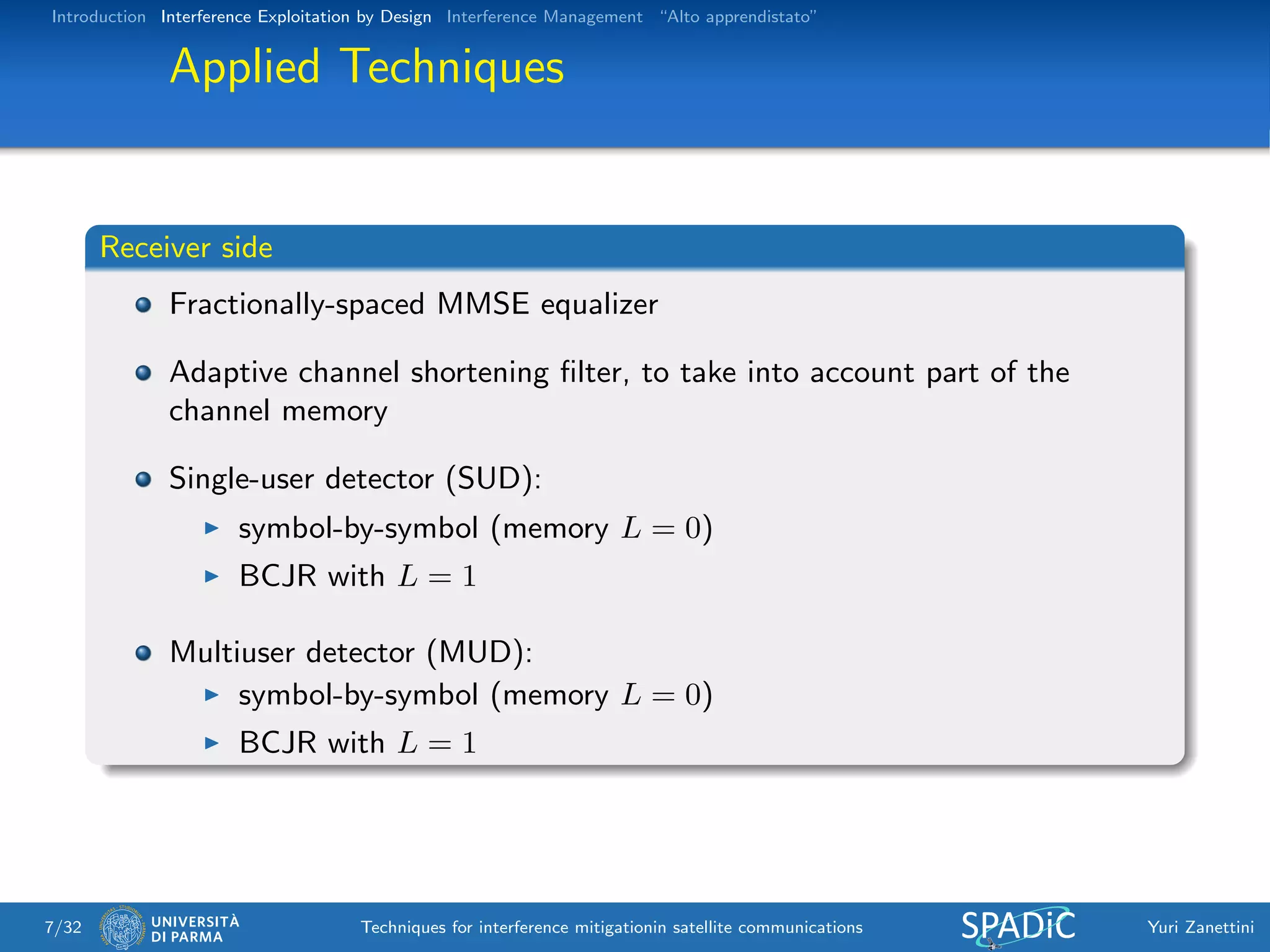 Techniques for interference mitigation in satellite communications | PPT