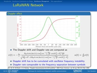 Techniques for interference mitigation in satellite communications | PDF