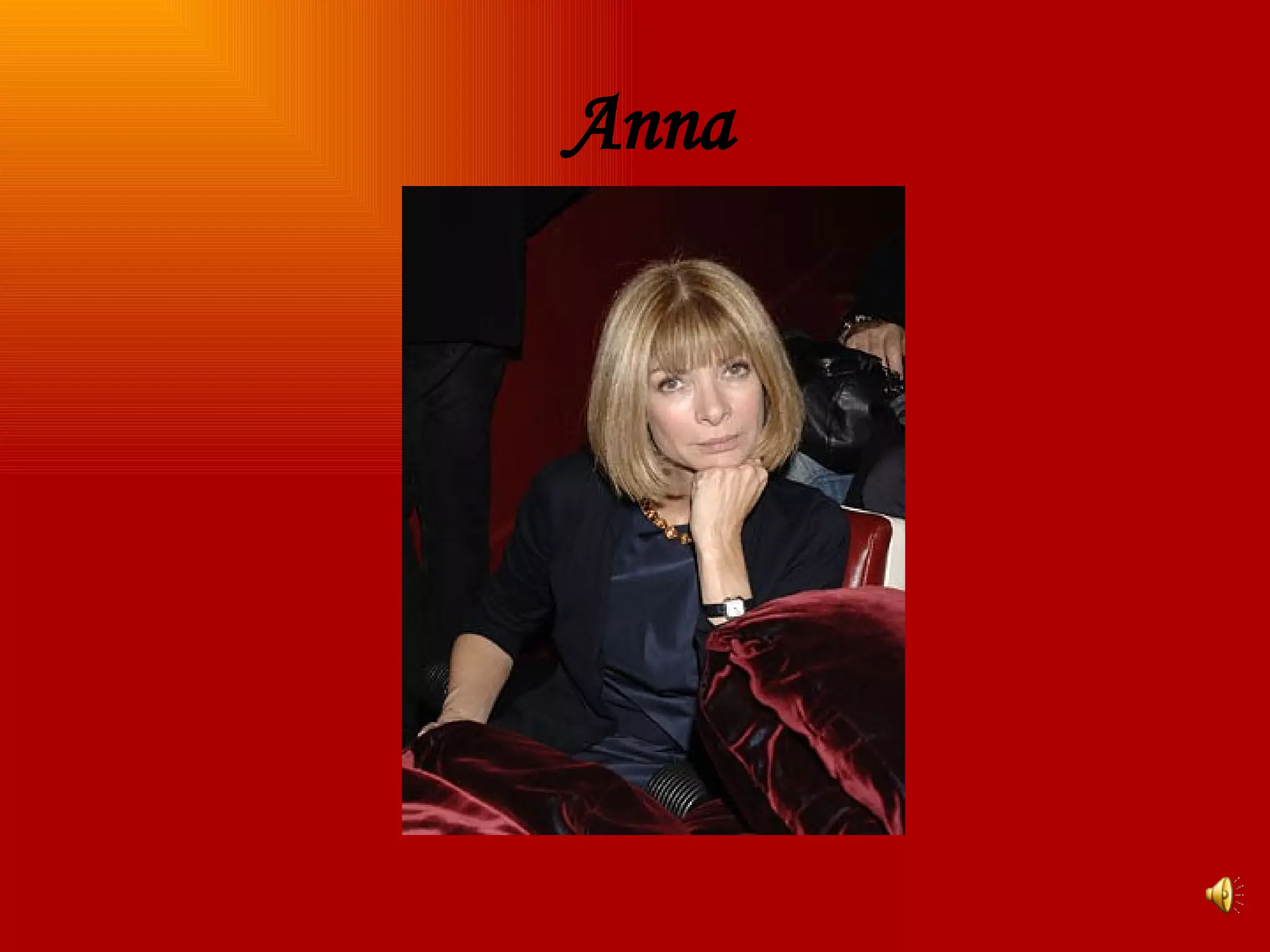 Presentazione Anna Wintour | PPT
