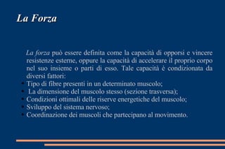 Presentazione Capacità Motorie Bruni | ODP