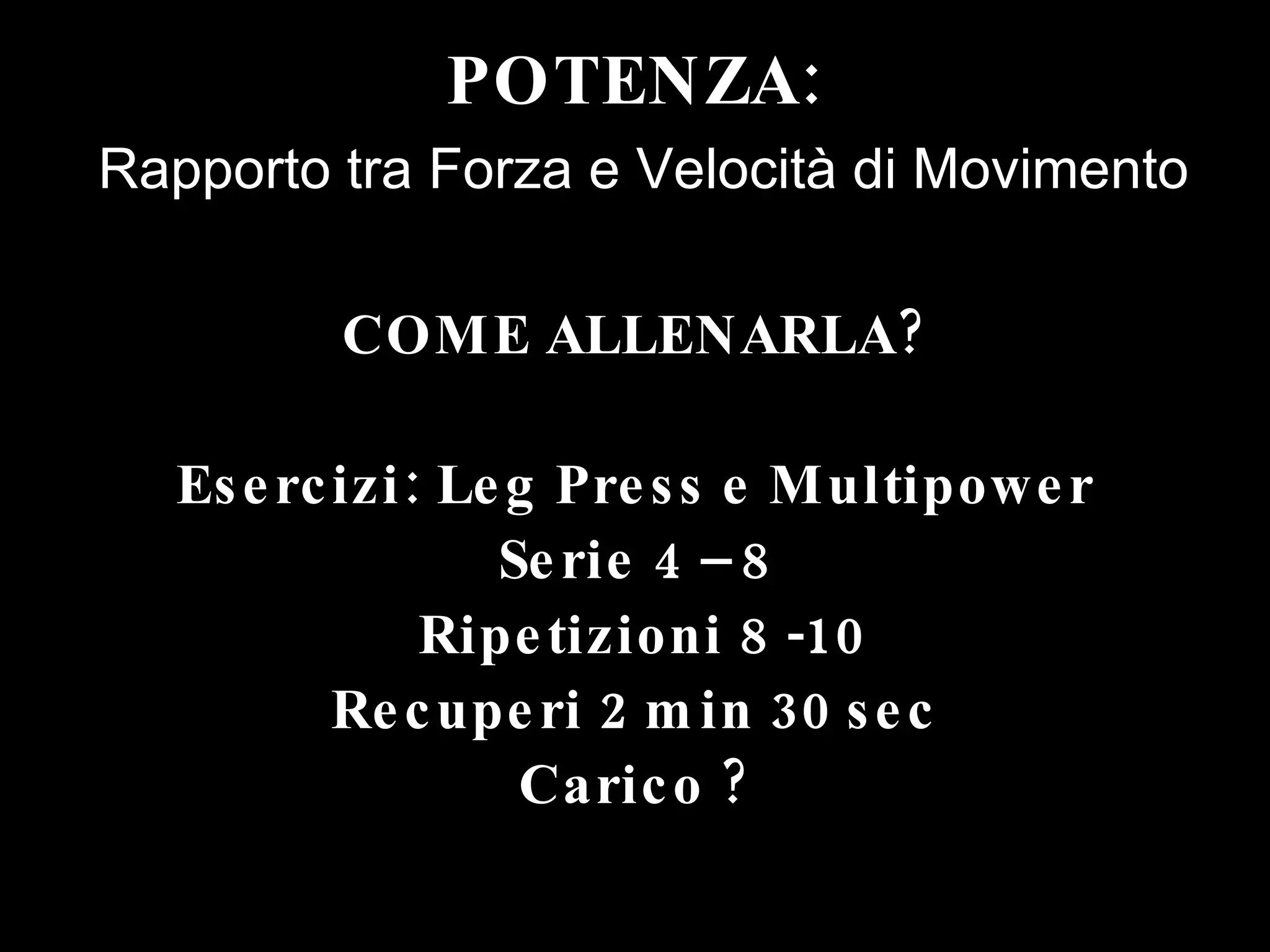 Presentazione Forza | PPT