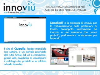 Innoviù - Presentazione Aziendale | PDF