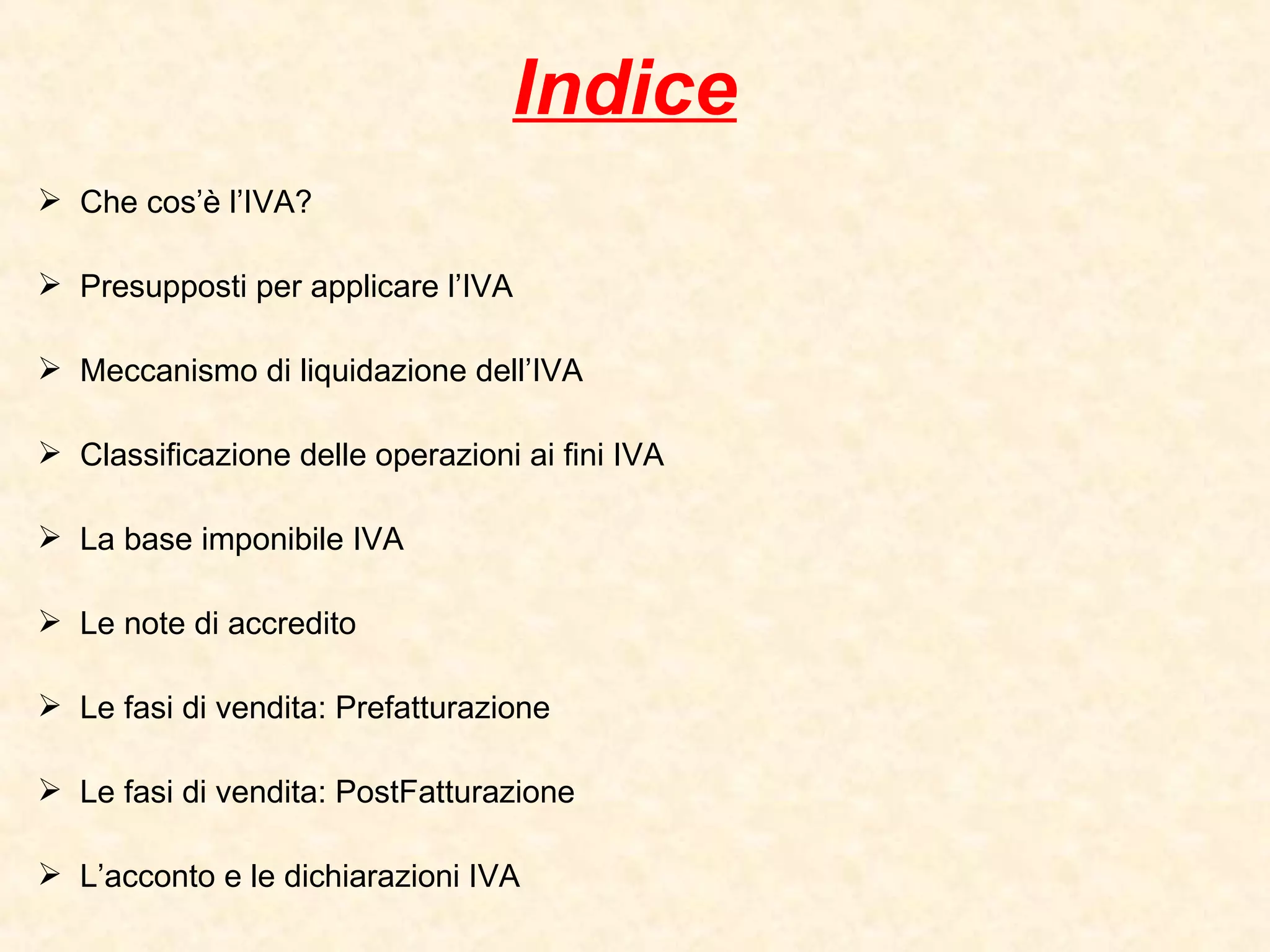 Presentazione IVA | PPT