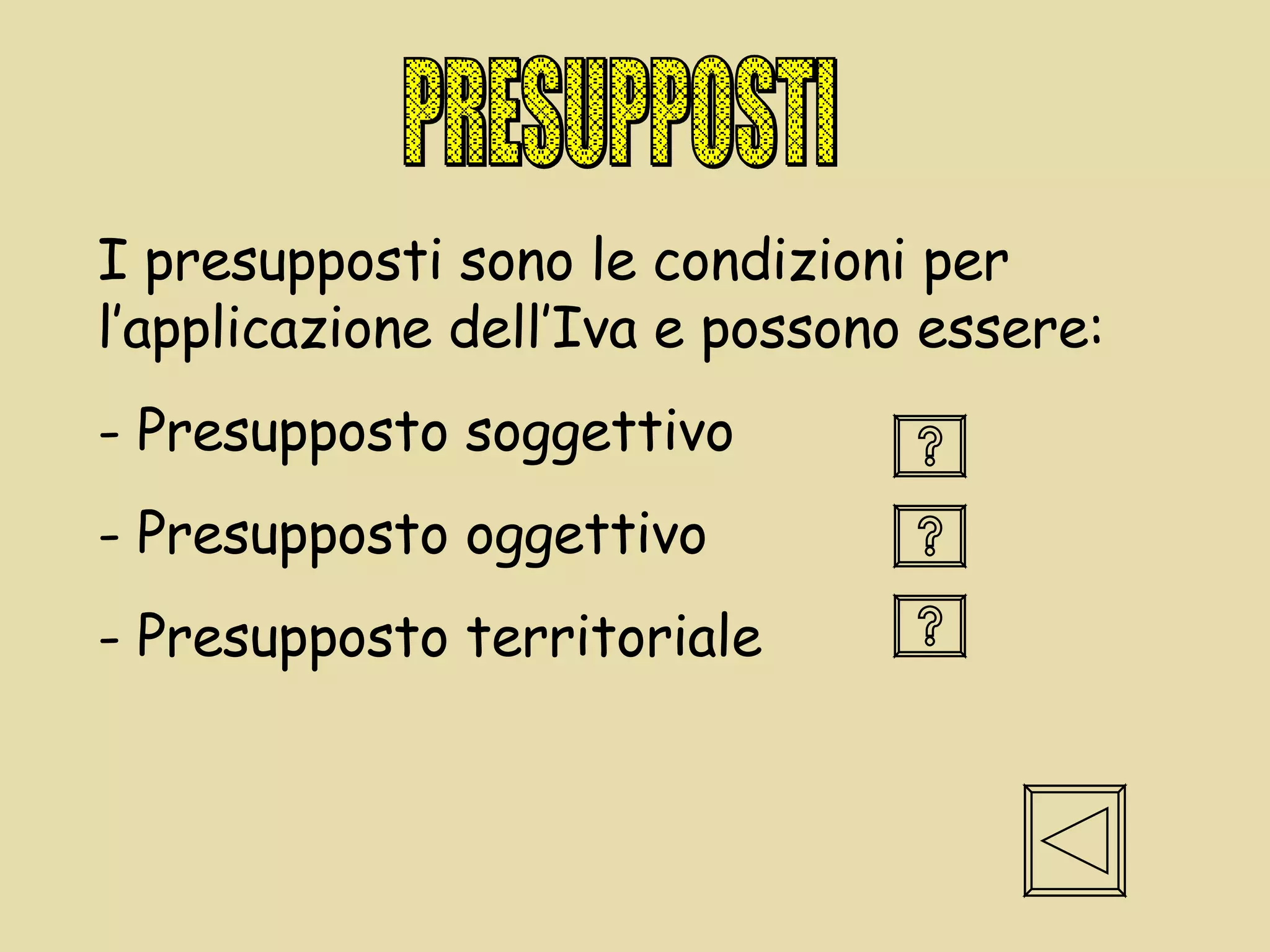 Presentazione IVA | PPT