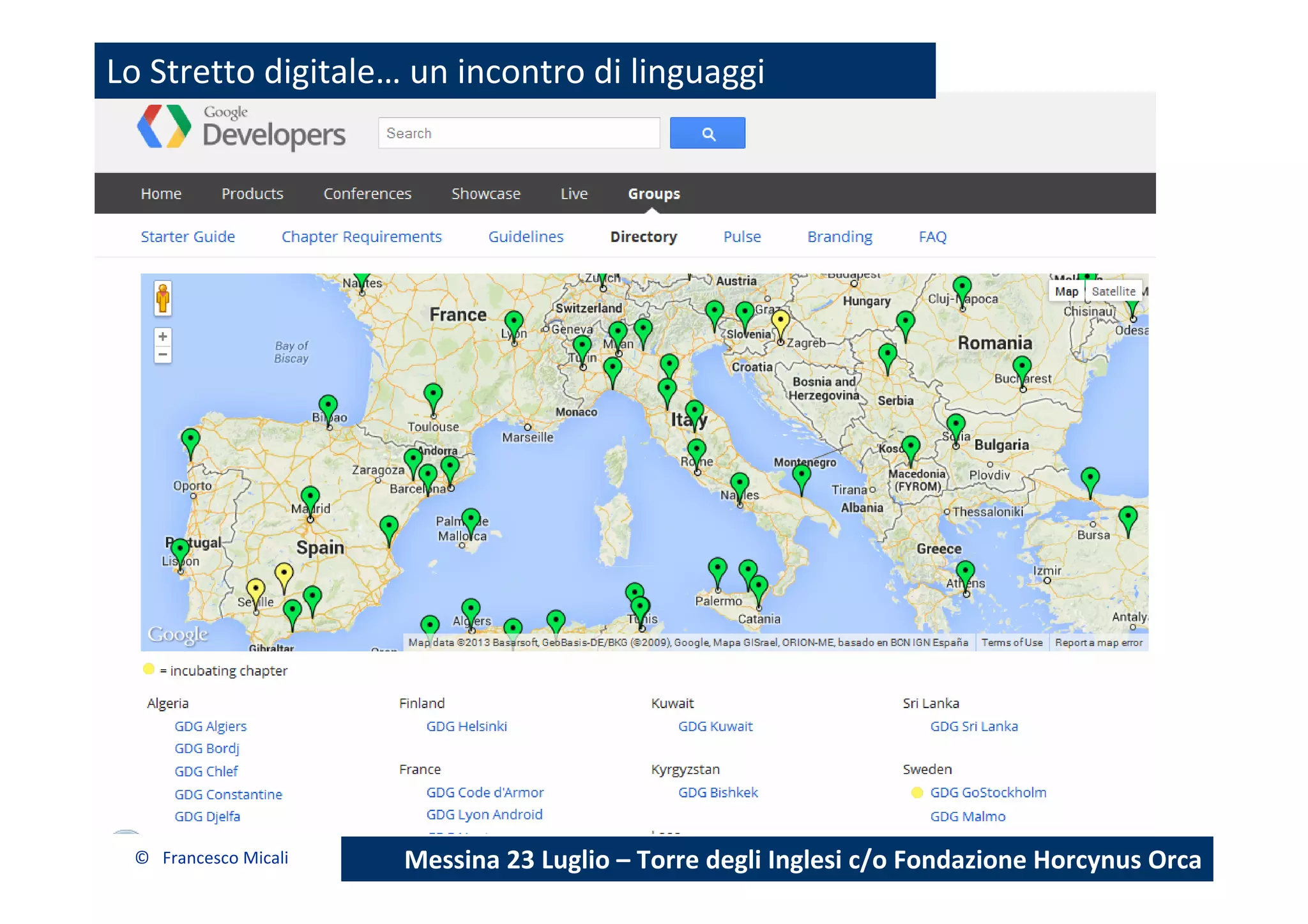 Francesco Micali: Presentazione lo-stretto-digitale / Lo Stretto Digitale | PPT