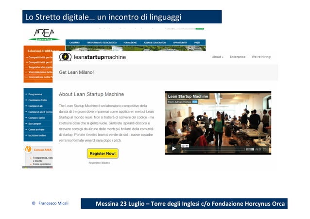 Francesco Micali: Presentazione lo-stretto-digitale / Lo Stretto Digitale | PPT