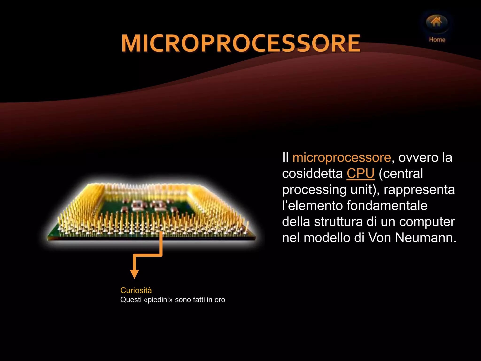 Presentazione microprocessore | PPTX