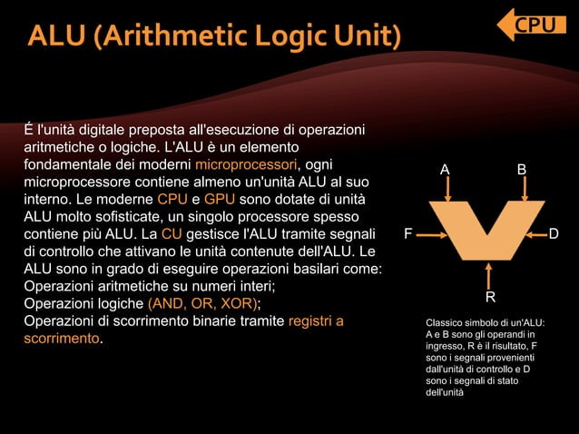 Presentazione microprocessore | PPTX | Computing | Technology & Computing