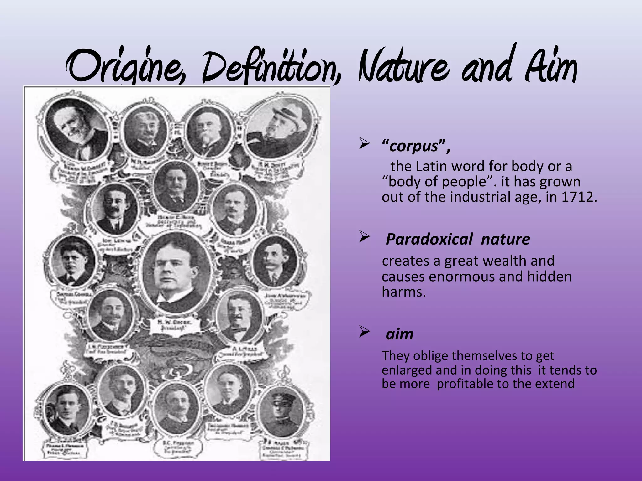 The Corporation! | PPT