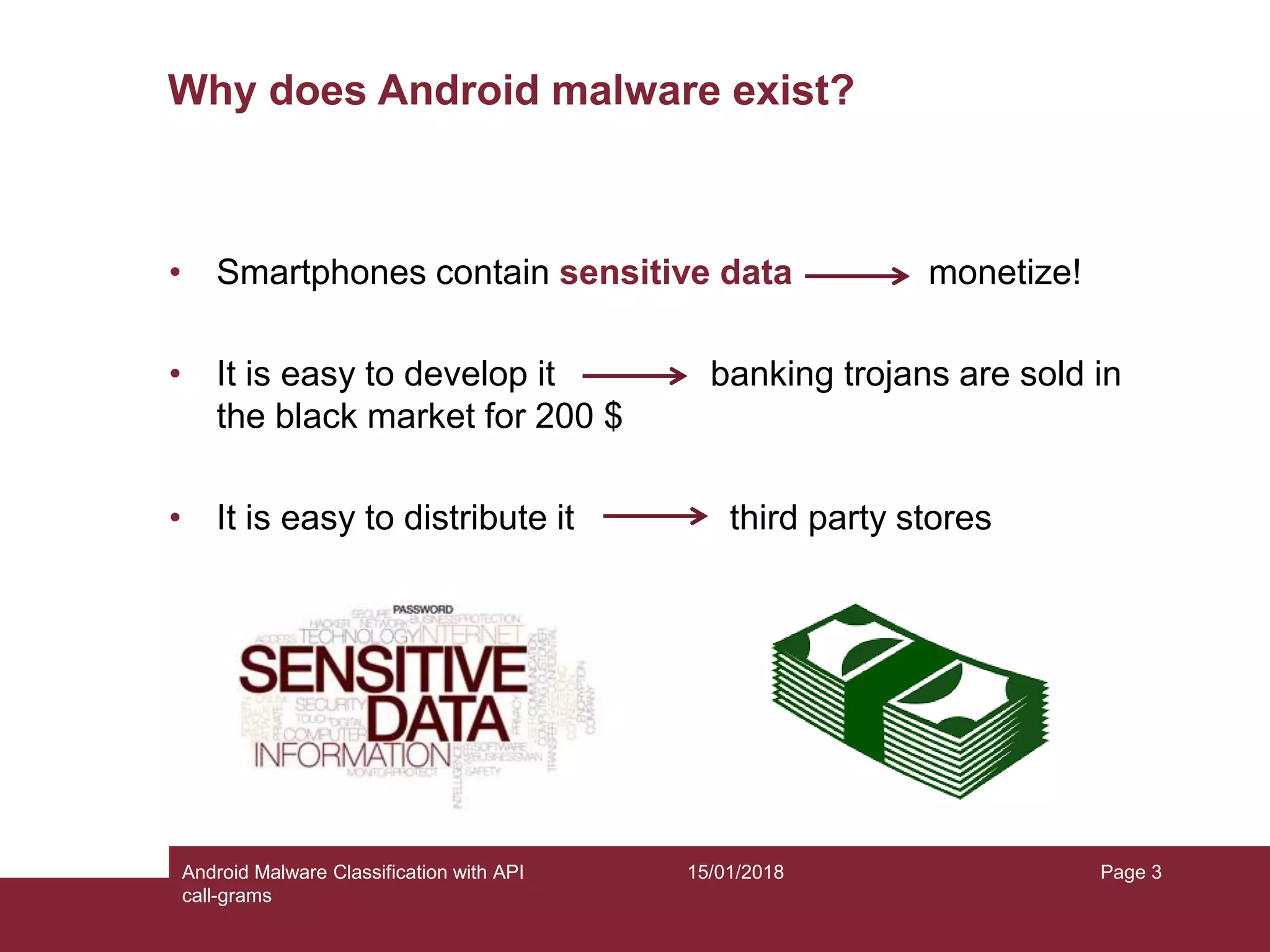 Android Malware Classification With Api Call Grams Ppt