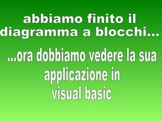 Presentazione Visual Basic | PPT