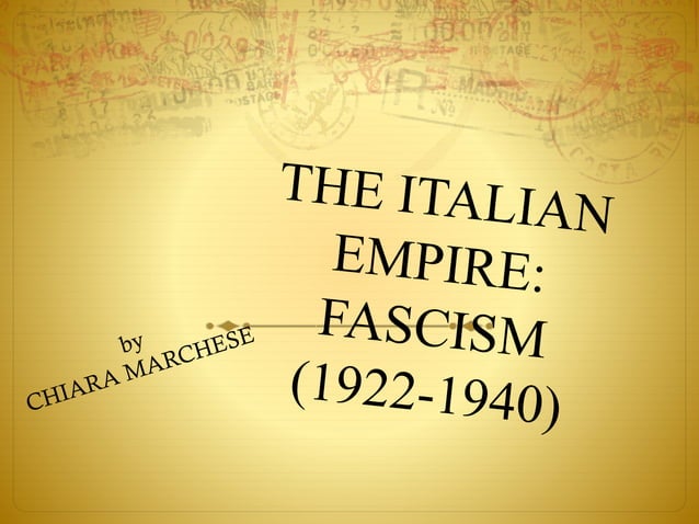 Fascism | PPTX | Politics