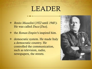 Fascism | PPTX | Politics