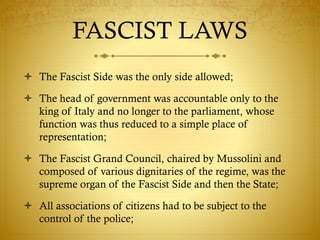 Fascism | PPTX | Politics