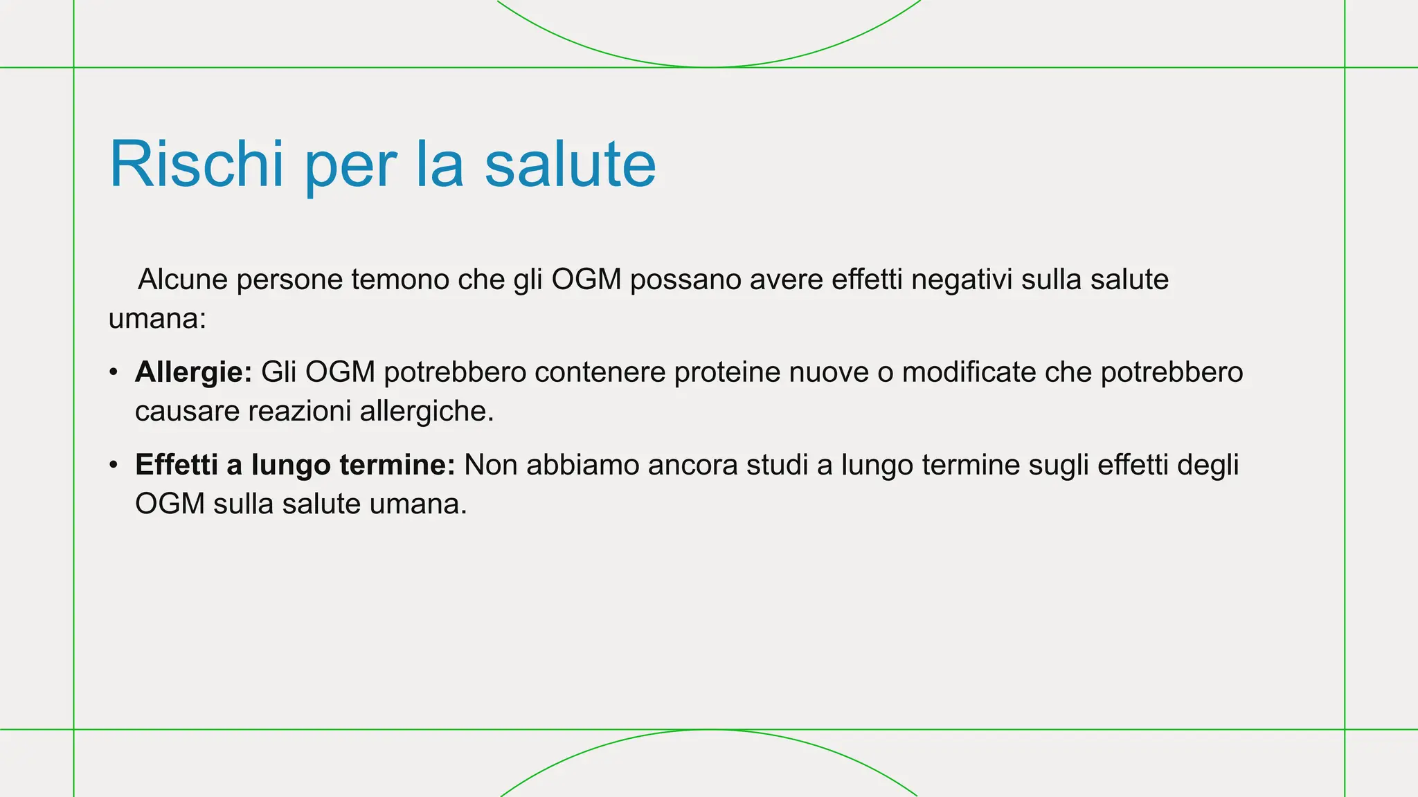 no ogm progettoscienzenaturali educazionecivica | PPTX