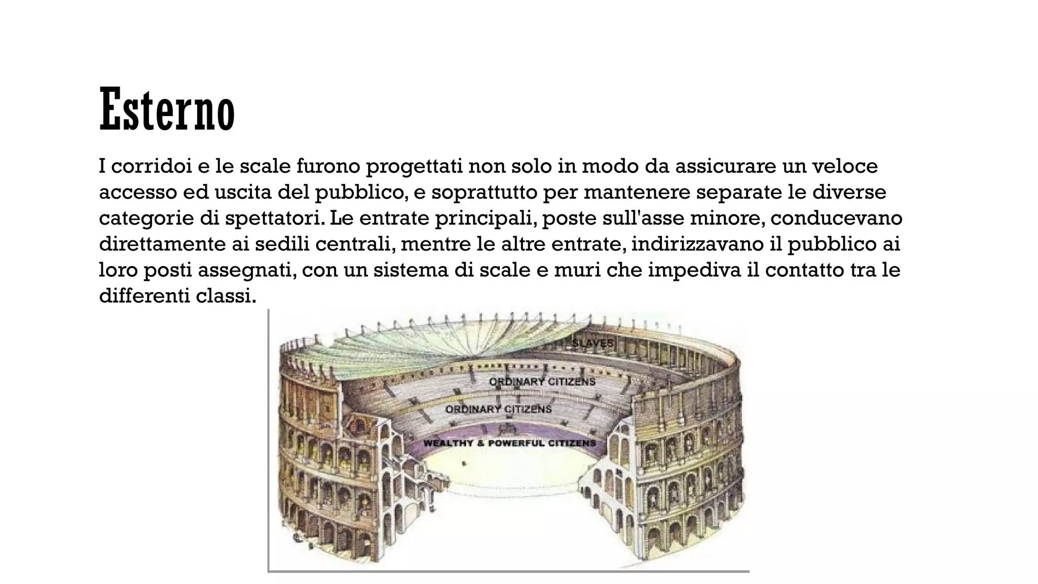 Presentazione struttura Colosseo | ODP