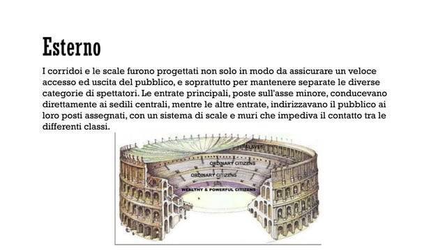 Presentazione struttura Colosseo | ODP | Theater | Fine Art