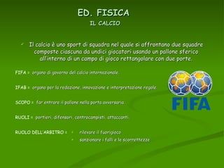 Presentazione2 | PPT | Soccer | Sports