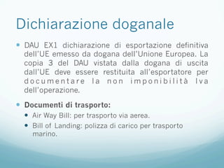 Documentazione China Export | PDF | Logistics | Business