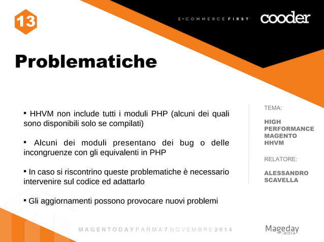 High performance in Magento: HHVM | PPT