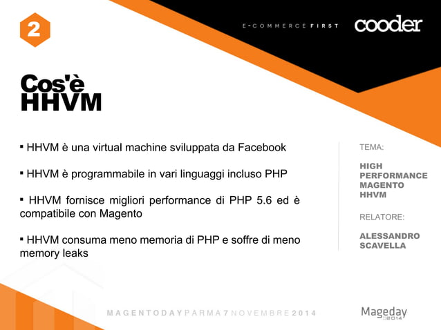 High performance in Magento: HHVM | PPT