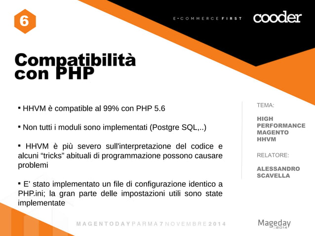 High performance in Magento: HHVM | PPT