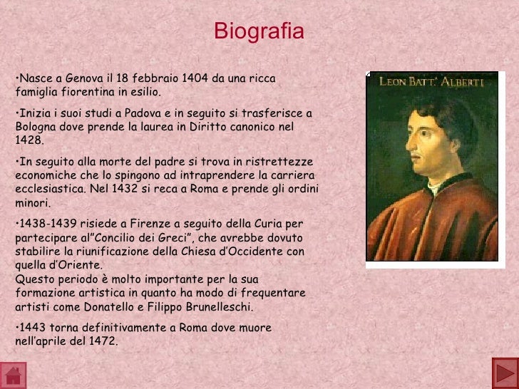 Leon Battista Alberti Biography Childhood Life
