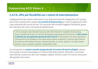 Presentazione acg vision4 c.a.t.a. informatica - www.acgvision4 | PPT