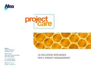 Presentazione afea adhocnet | PPS | Business | Business and Finance