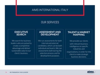 AIMS International Italy | PPT