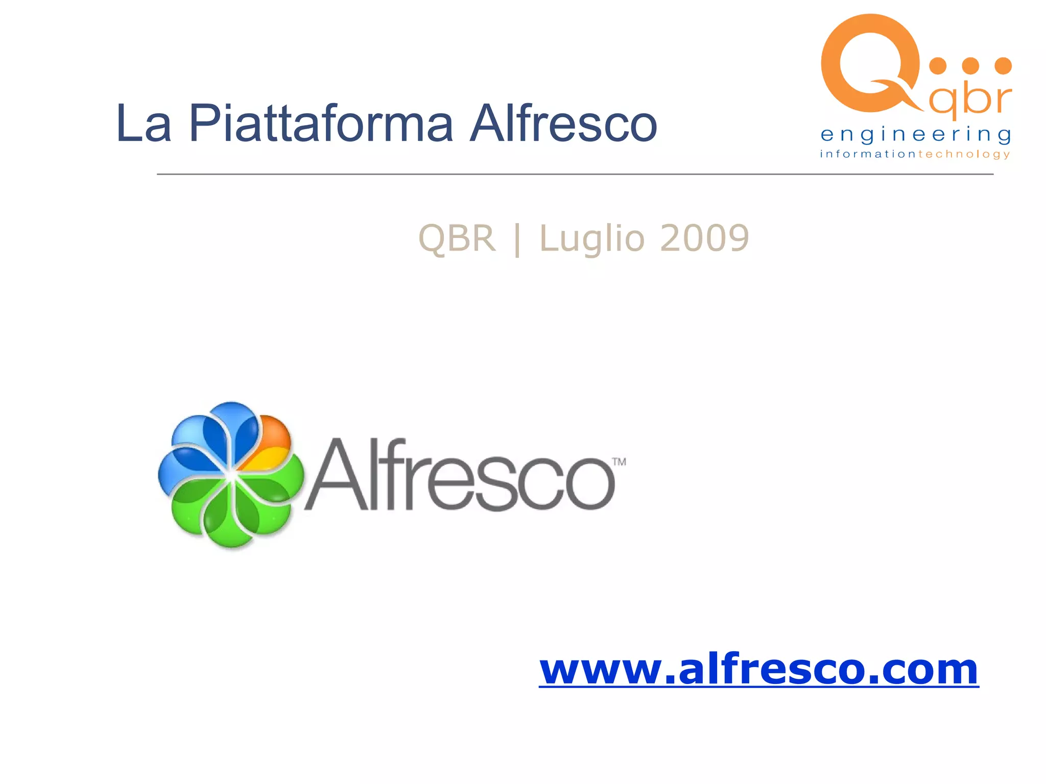 Introduzione CMS Alfresco | PPT