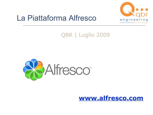 Introduzione CMS Alfresco | PPT