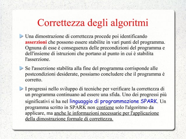 Cosa sono gli algoritmi? | PPT