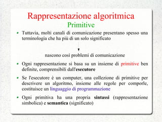 Cosa sono gli algoritmi? | PPT