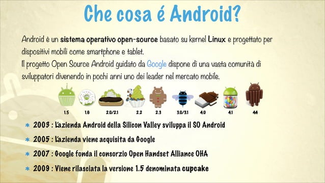 Introduzione al sistema operativo mobile Android | PPT