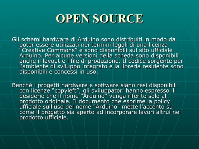 Presentazione Arduino | PPT | Computing | Technology & Computing